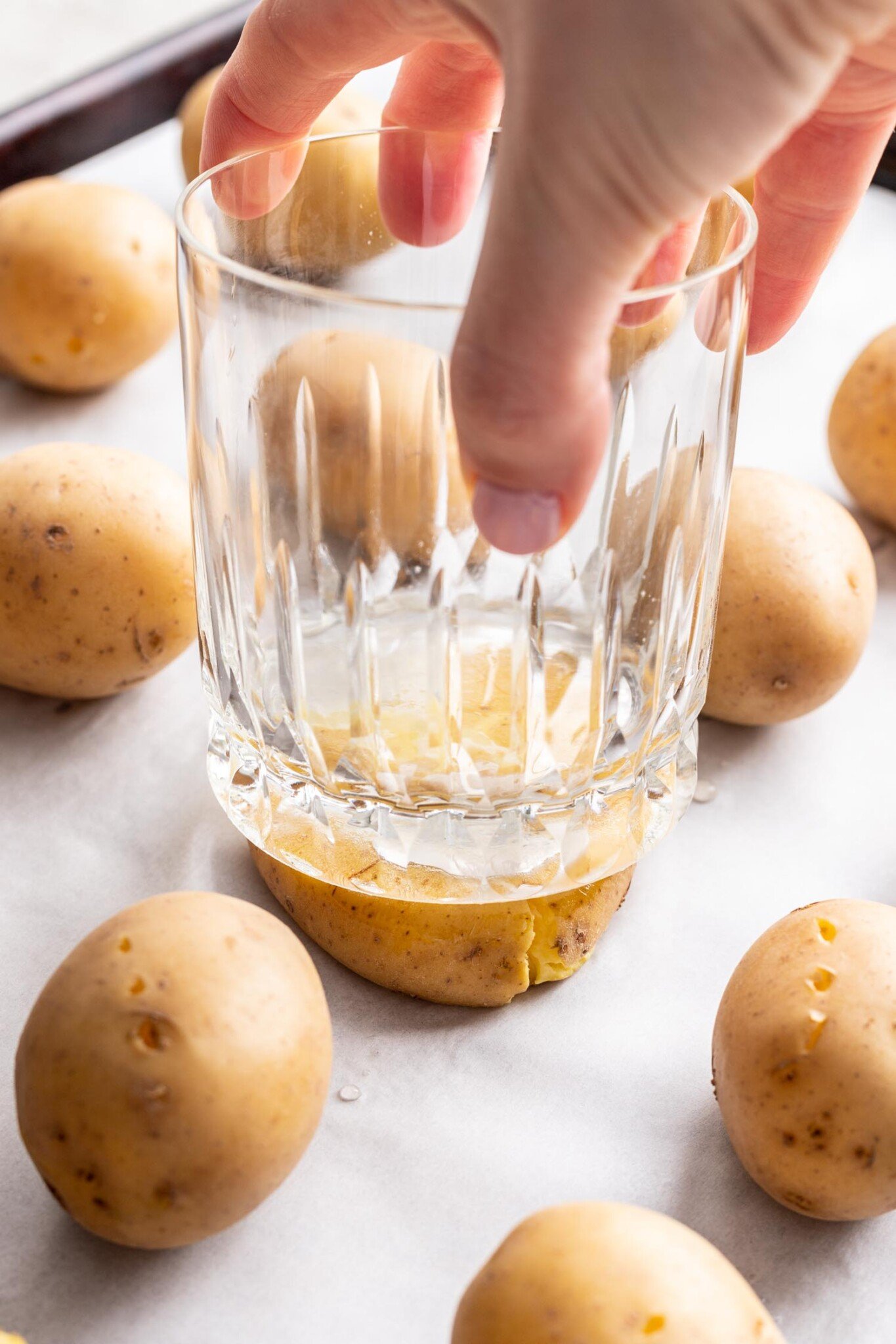 Crispy Baby Yukon Gold Smashed Potatoes - Life is but a Dish