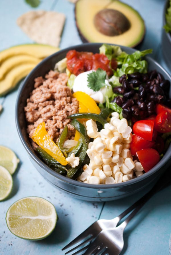 Poblano Pepper Burrito Bowls - Life is but a Dish