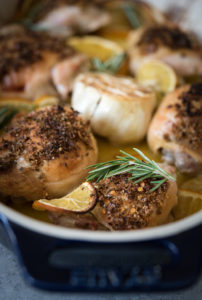 Citrus Baked Chicken Thighs by Life is but a Dish