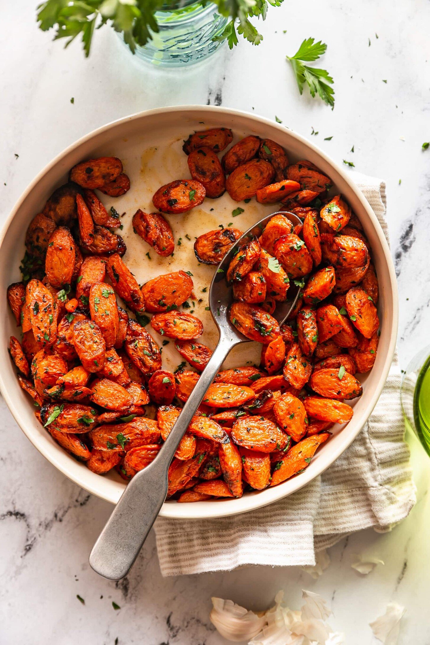 Cumin Roasted Carrots with Garlic Butter - Life is but a Dish