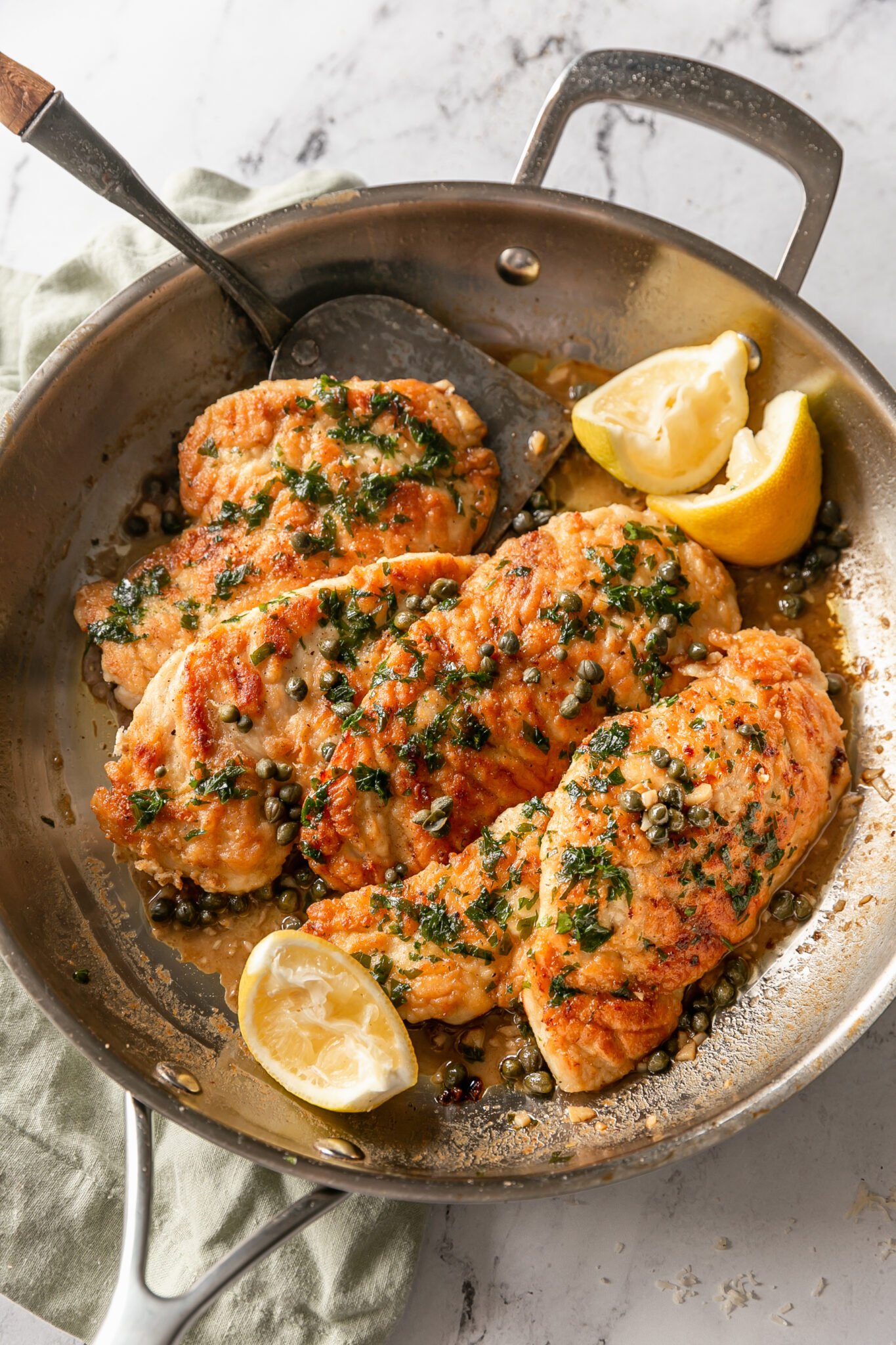 30 Minute Easy Chicken Piccata - Life is but a Dish
