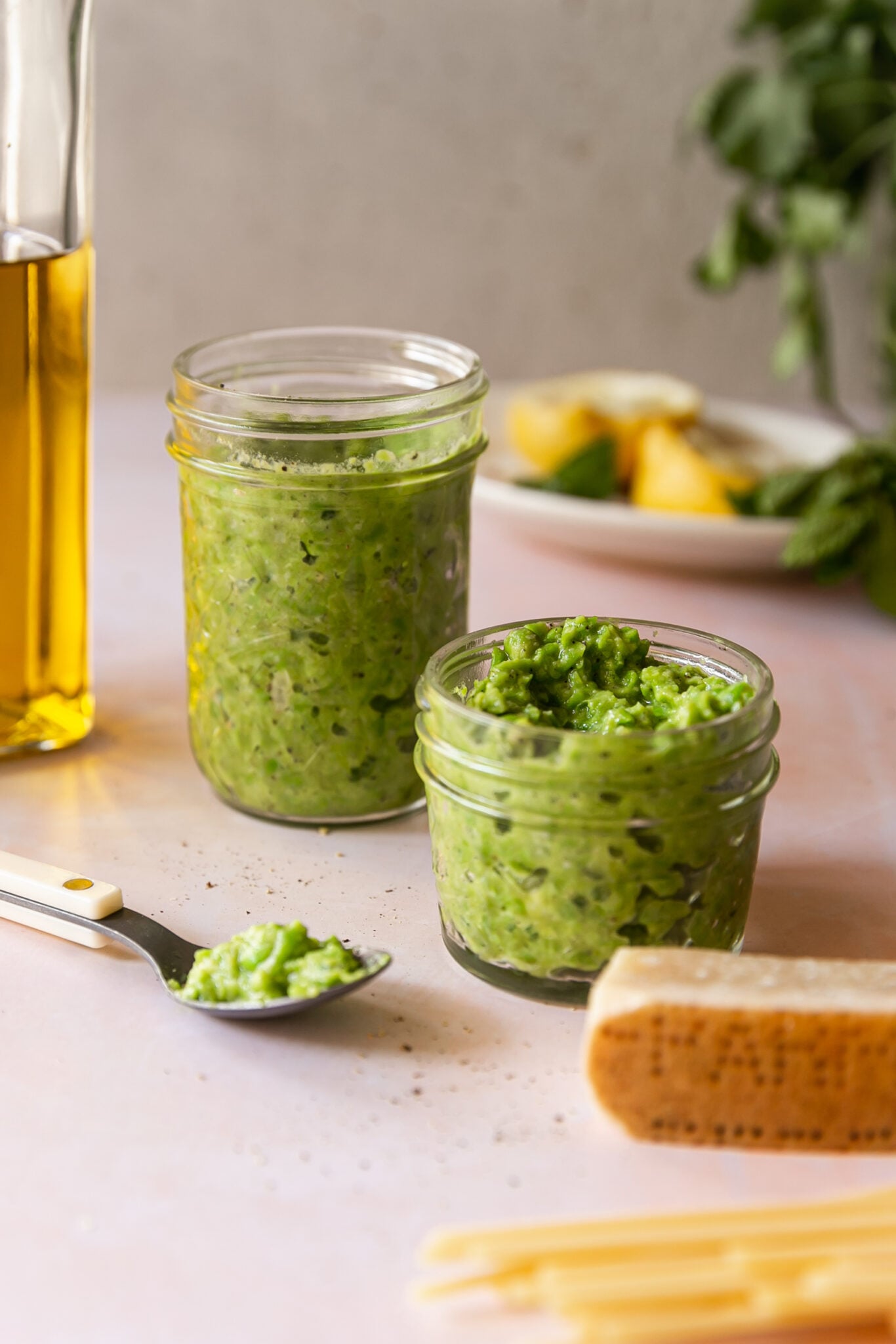 10-Minute Pea Pesto - Life is but a Dish