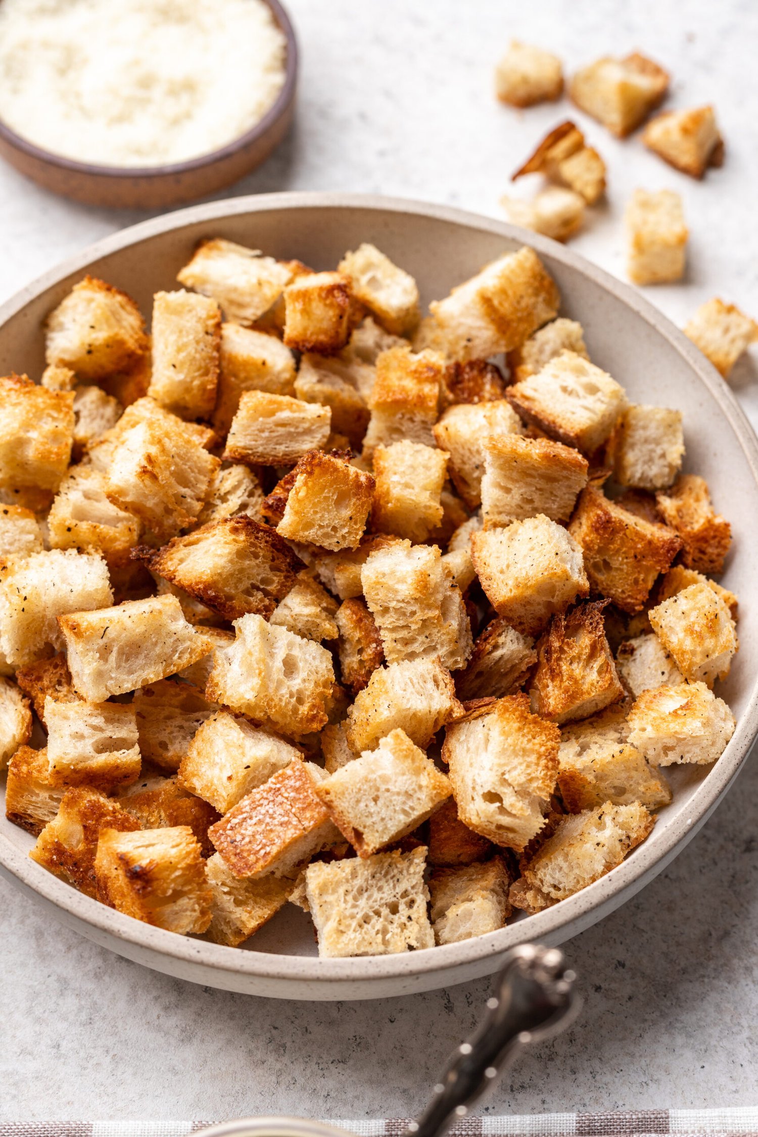 Easy 20 Minute Homemade Croutons - Life is but a Dish