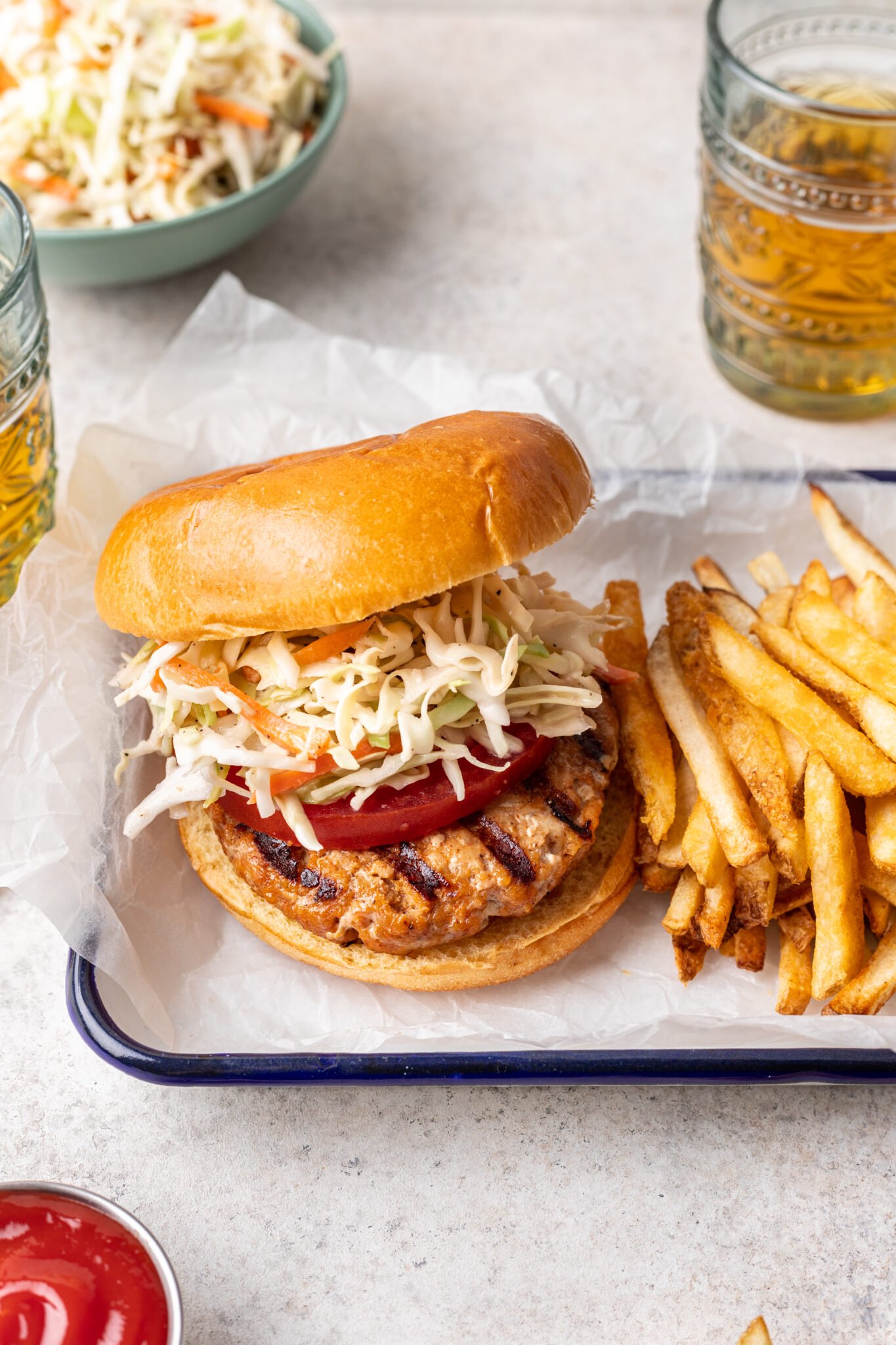 20 Minute Grilled BBQ Chicken Burgers - Life is but a Dish