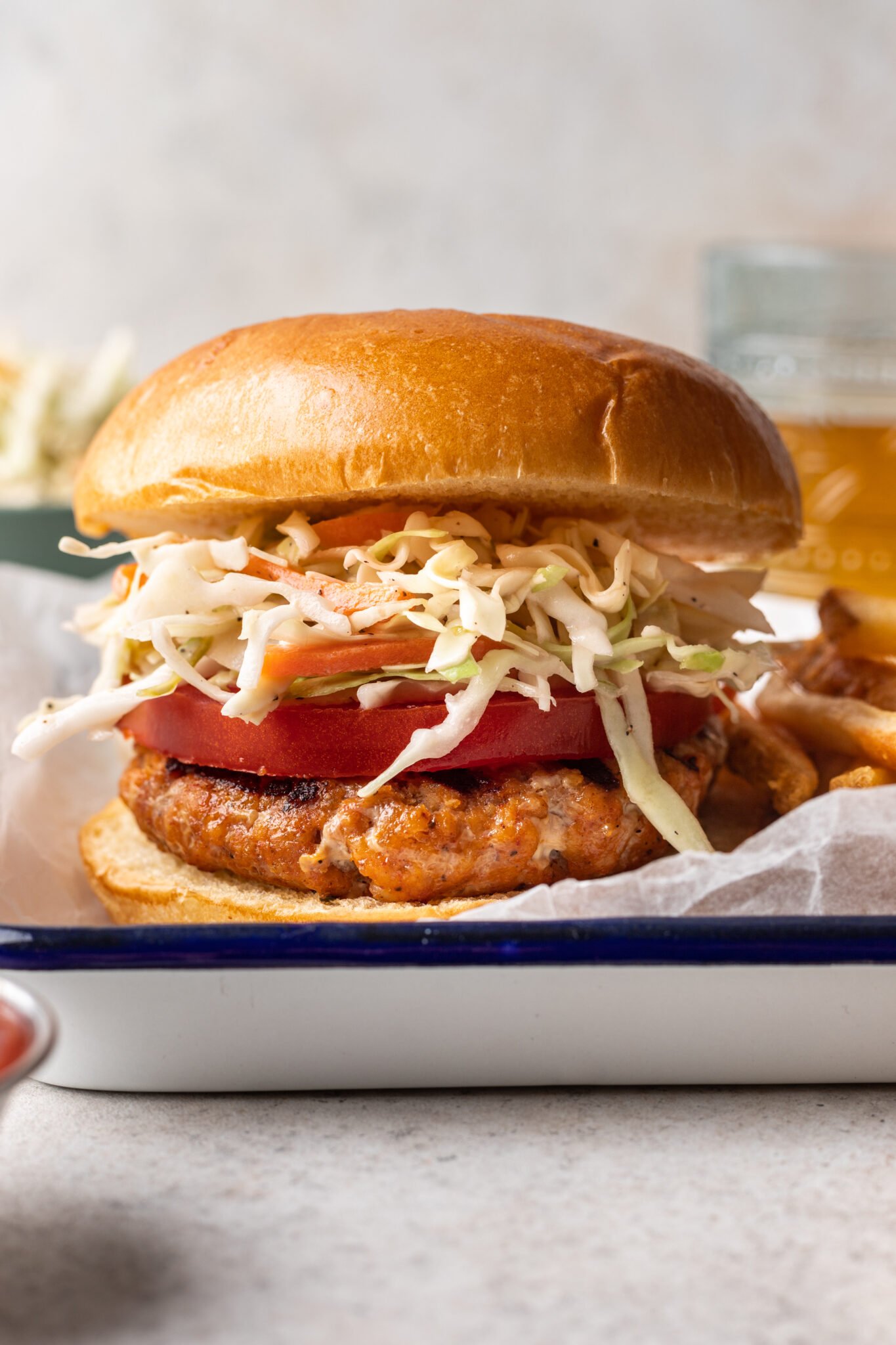 20 Minute Grilled BBQ Chicken Burgers - Life is but a Dish