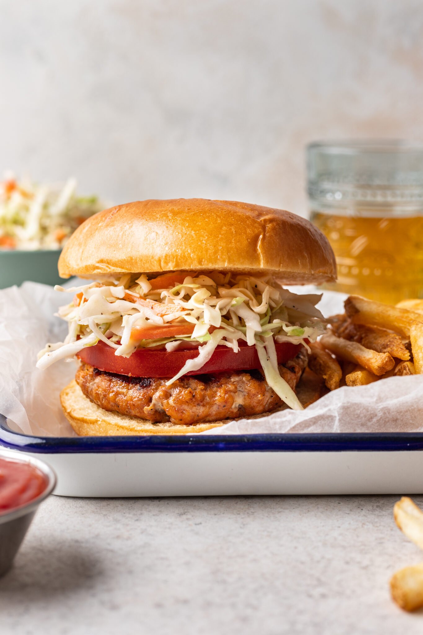 20 Minute Grilled BBQ Chicken Burgers - Life is but a Dish