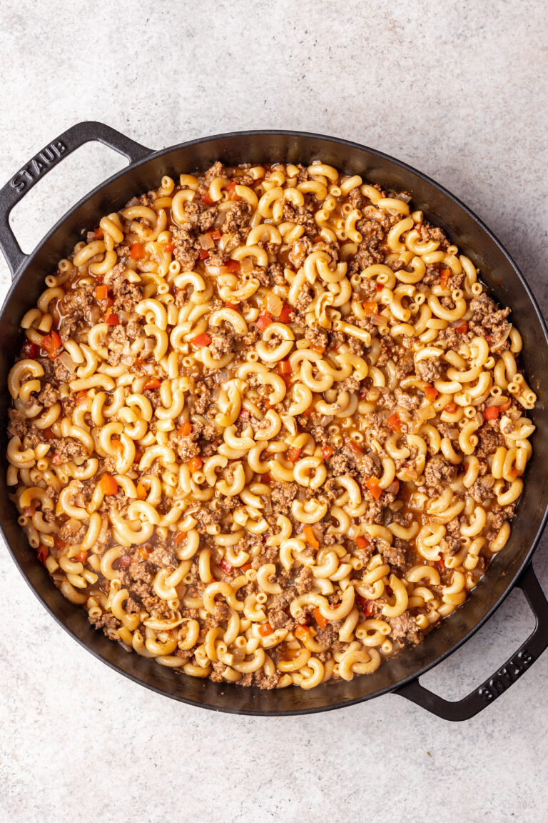 One Pot Sloppy Joe Pasta - Life is but a Dish