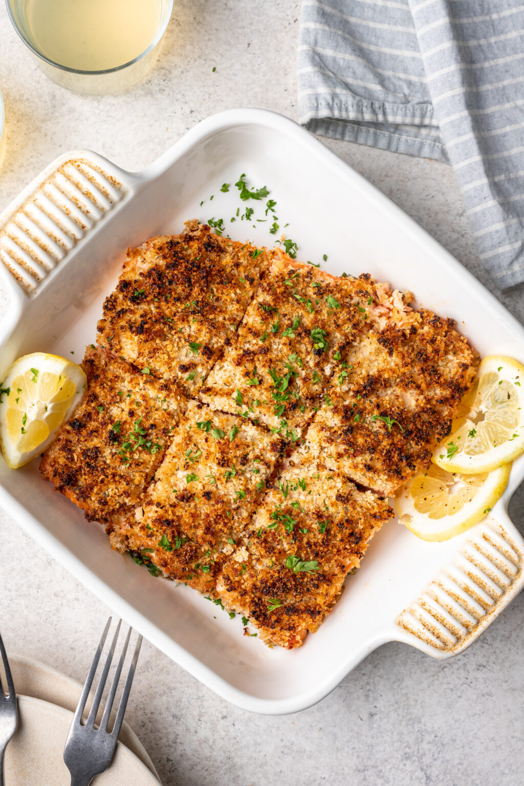 30 Minute Panko Crusted Salmon - Life is but a Dish