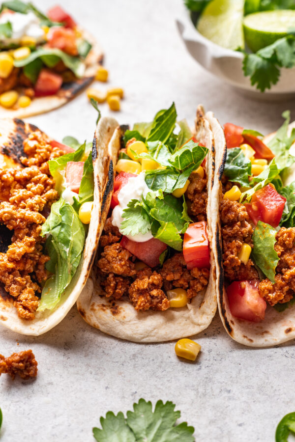 20 Minute Ground Turkey Tacos - Life is but a Dish
