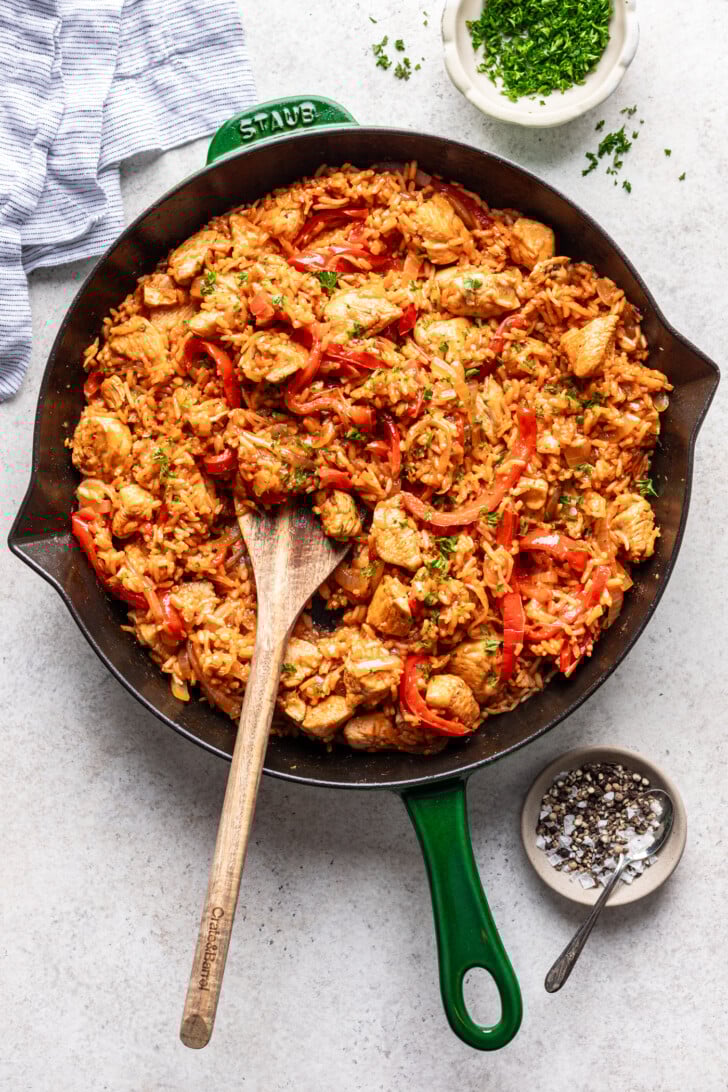 30 Minute One Pan Chicken and Rice - Life is but a Dish