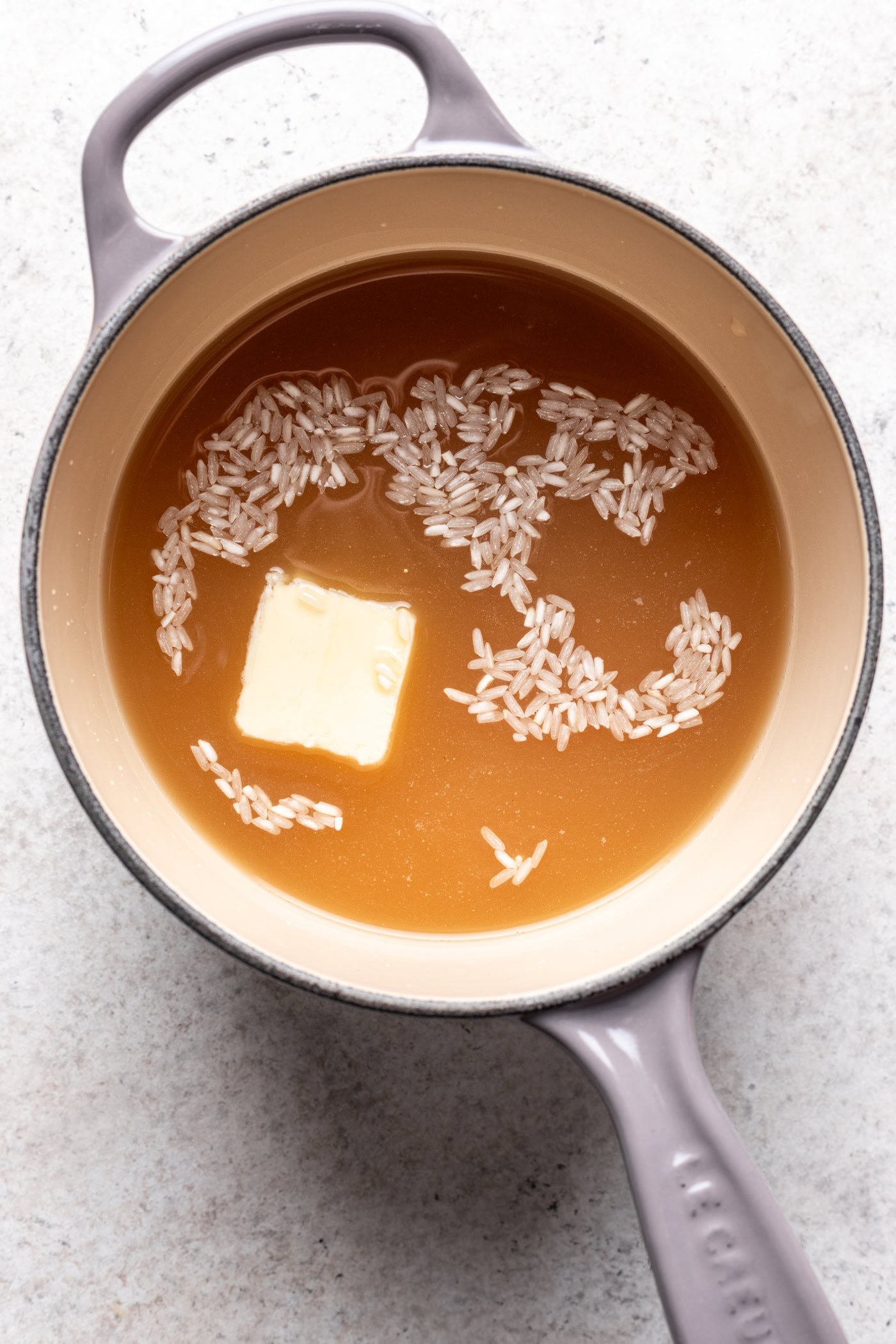 30 Minute Bone Broth Rice (packed with flavor!) - Life is but a Dish