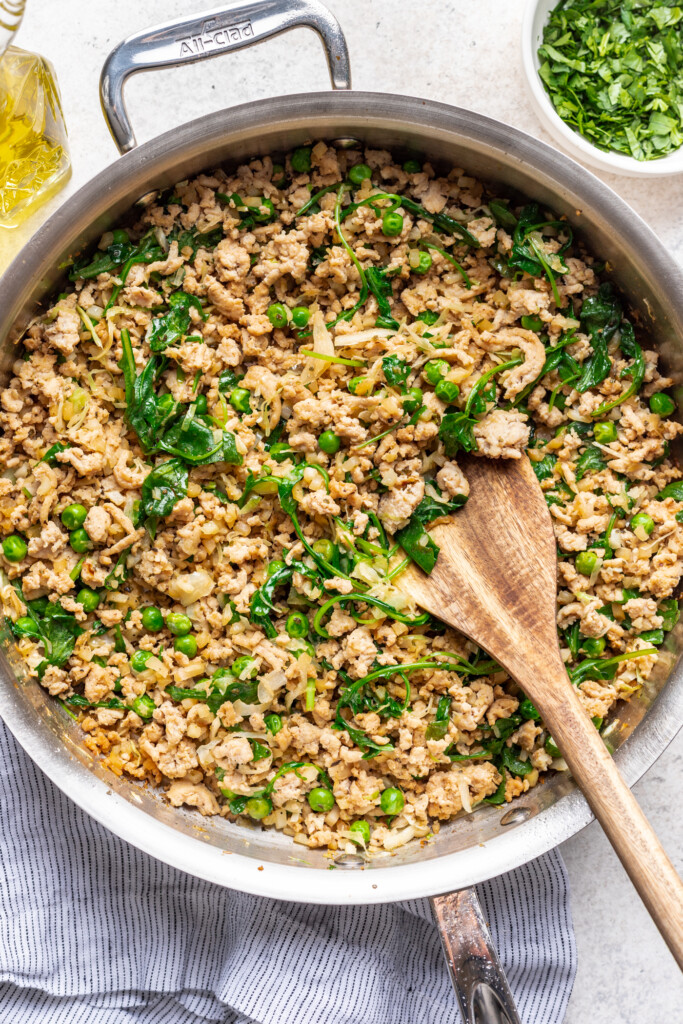 20 Minute Skillet Ground Turkey and Veggies - Life is but a Dish