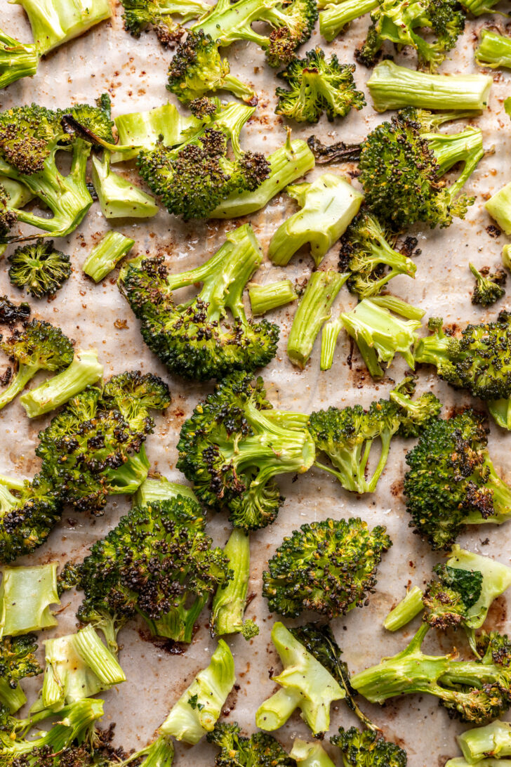 Back Pocket Roasted Broccoli (With the Stems!) - Life is but a Dish